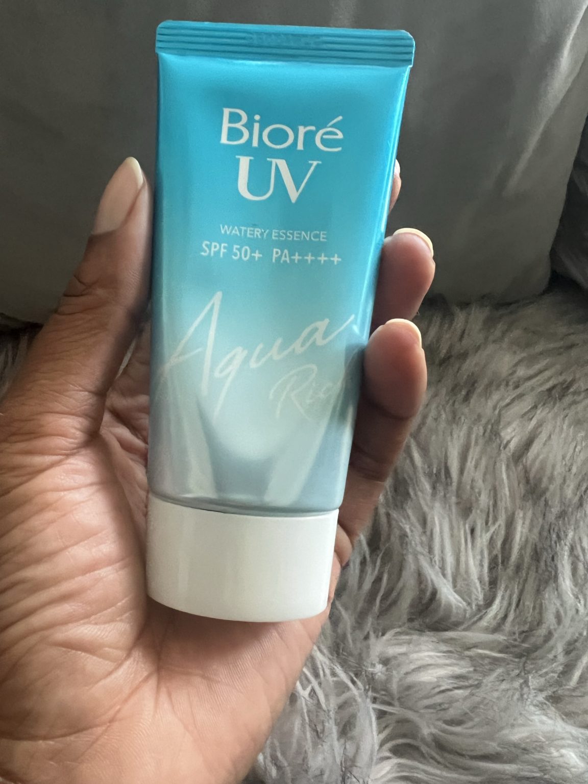 Favorite Sunscreen Right Now: Biore UV Aqua Rich Watery Essence SPF 50 ...